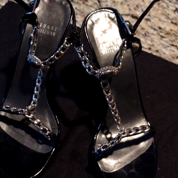 Stuart Weitzman | Shoes | Stuart Weissman Sandals With Chain Link And ...